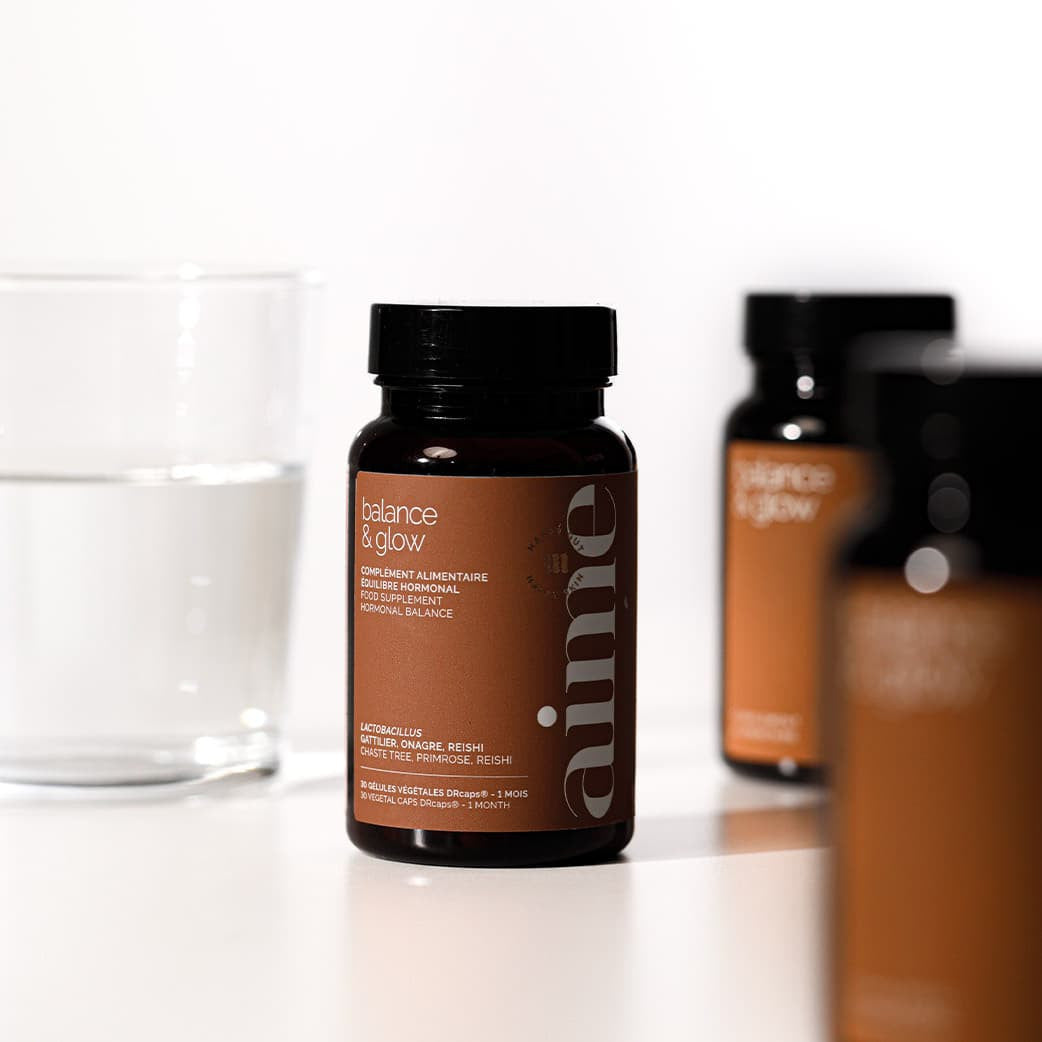 Balance & Glow, skin supplement for hormonal acne - Aime