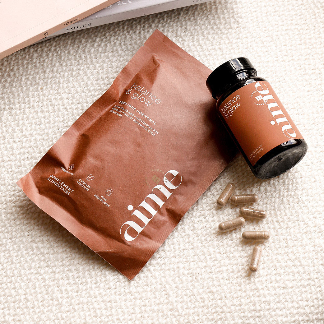 Balance & Glow, skin supplement for hormonal acne - Aime